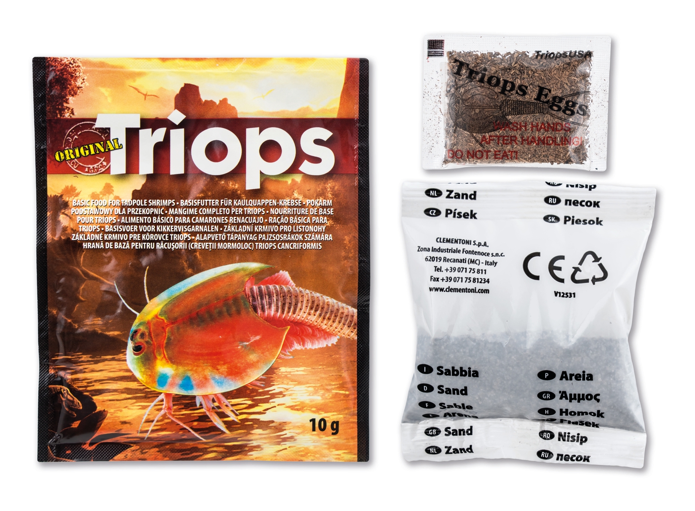 Original Triops Nachfüll-Set - Clementoni