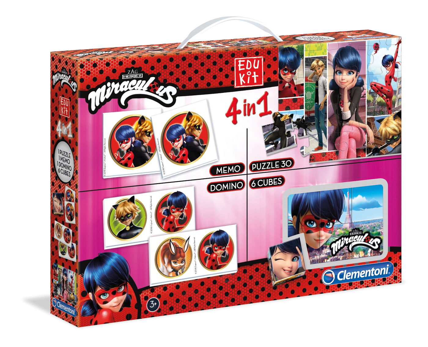 Edukit 4 in 1 - Miraculous - Clementoni