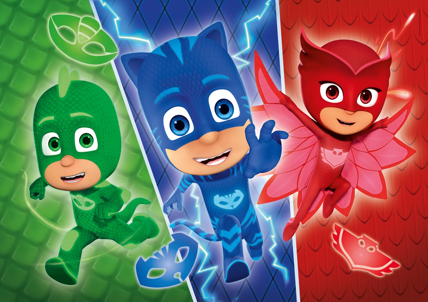 Pj Masks - 24 Maxi pcs - Supercolor - Clementoni