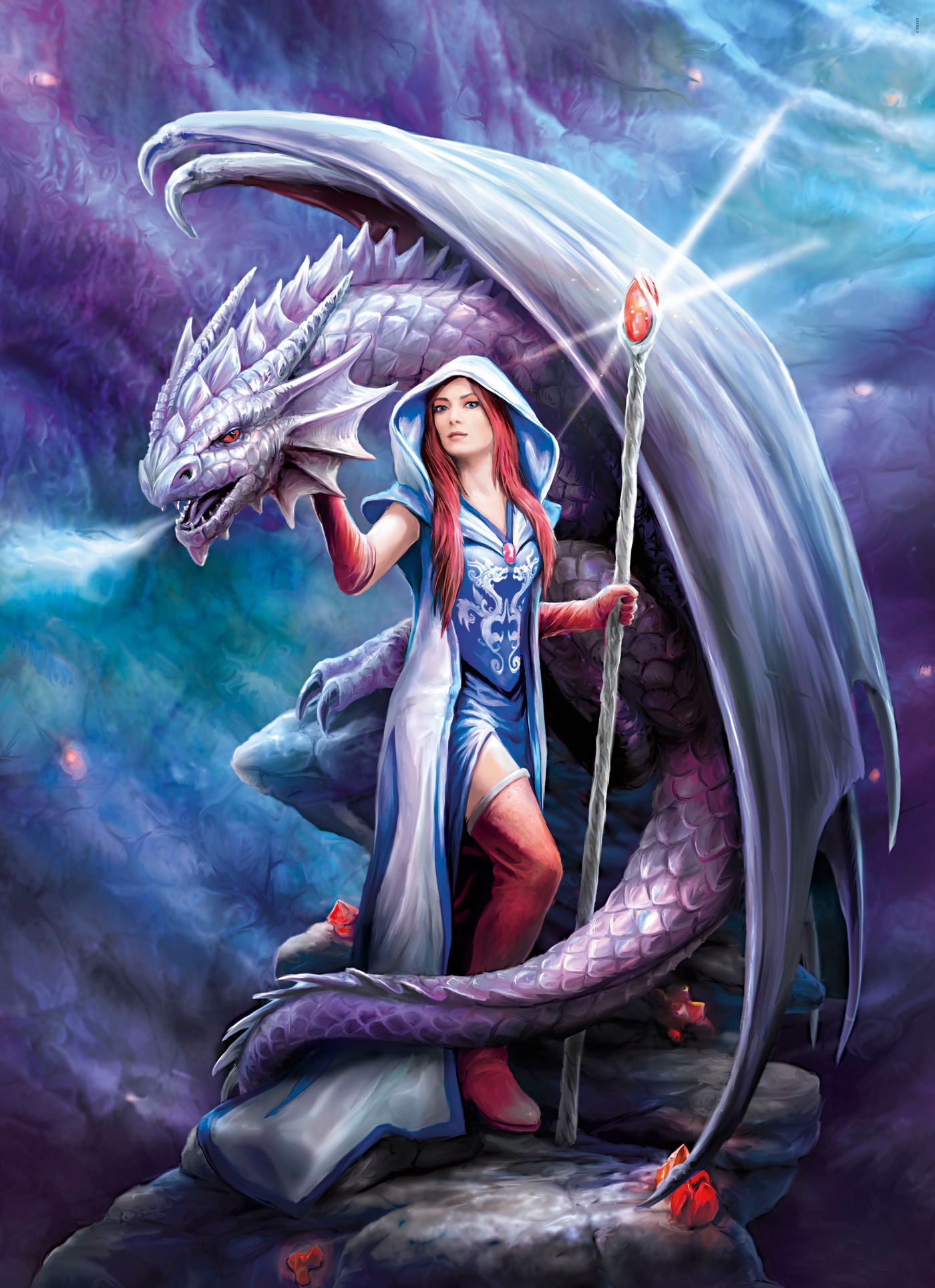 Anne Stokes Dragon Mage 1000 pcs Anne Stokes Collection Clementoni