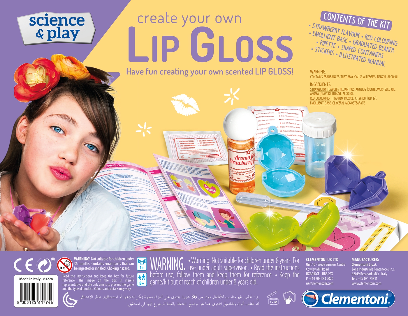 Create Your Own Lip Gloss - Clementoni Create Your Own Lip Gloss - Clementoni