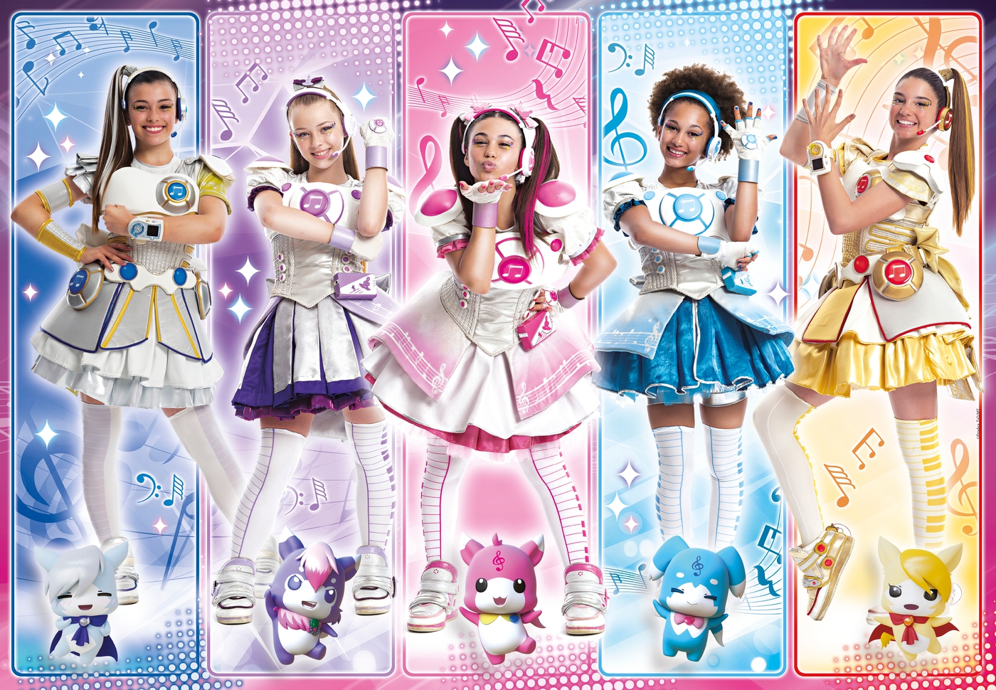 Miracle Tunes - 104 piezas - Supercolor Puzzle - Clementoni