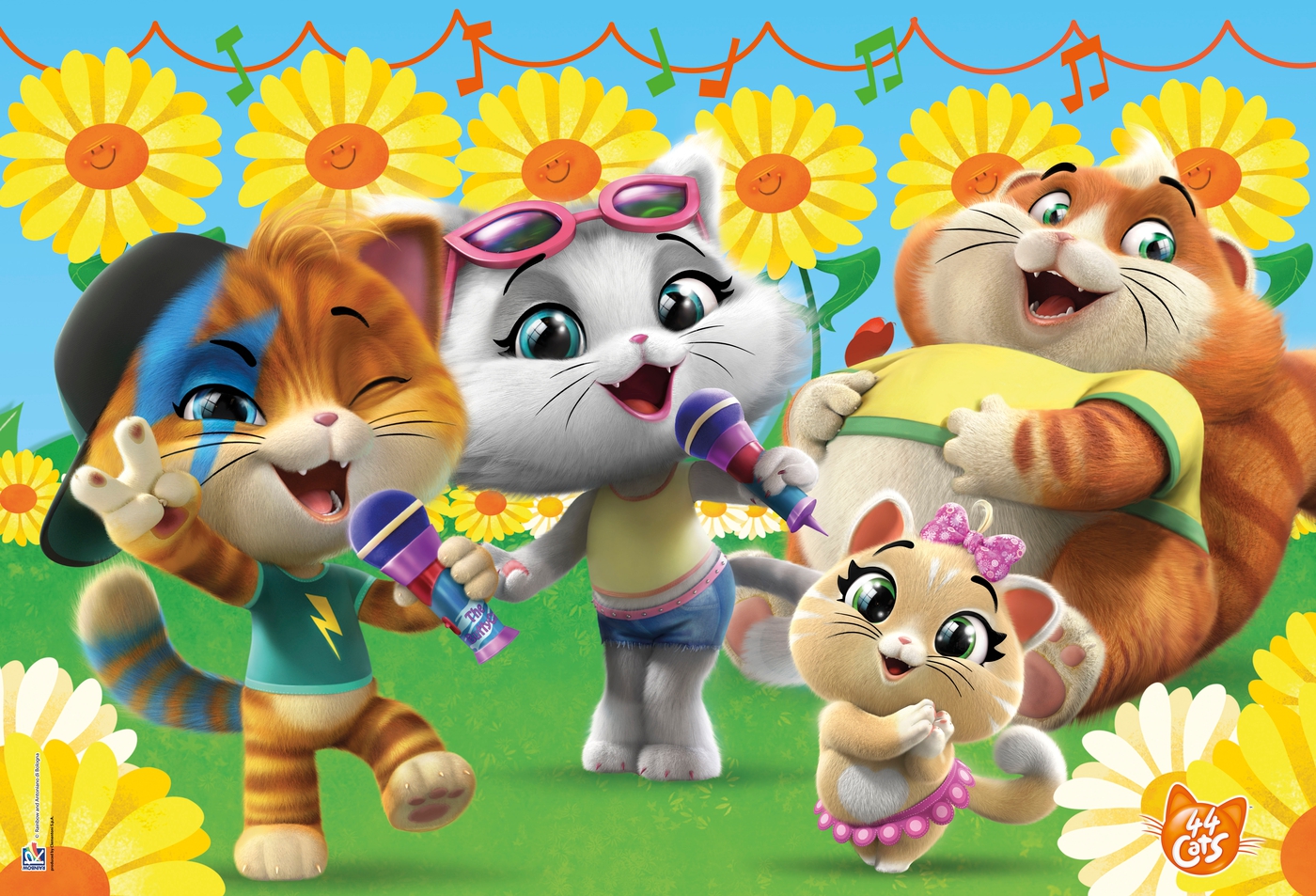 44 Cats - 24 stukjes - Supercolor Puzzle - Clementoni