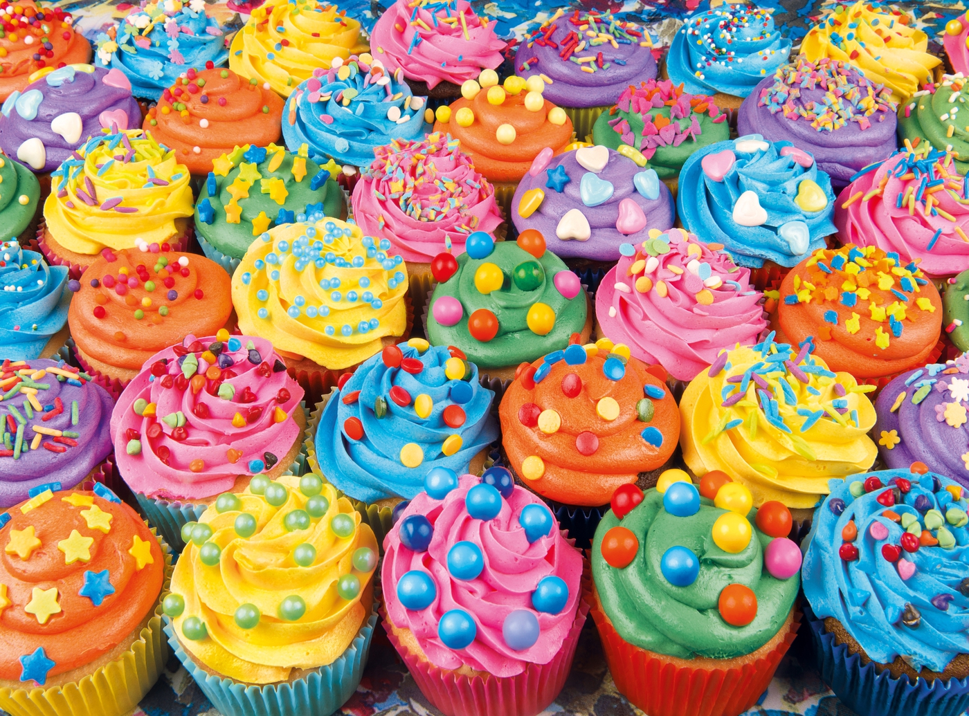 Colorful cupcakes - 500 el. - High Quality Collection - Clementoni